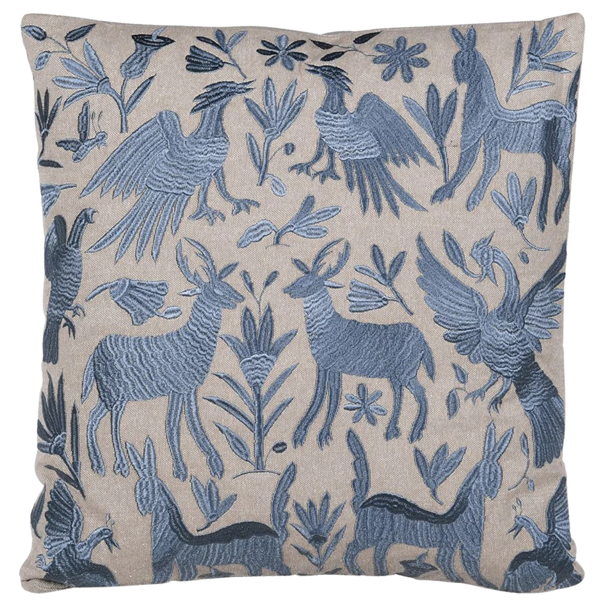 Blue Eden Cushion – Hedgeroe Home
