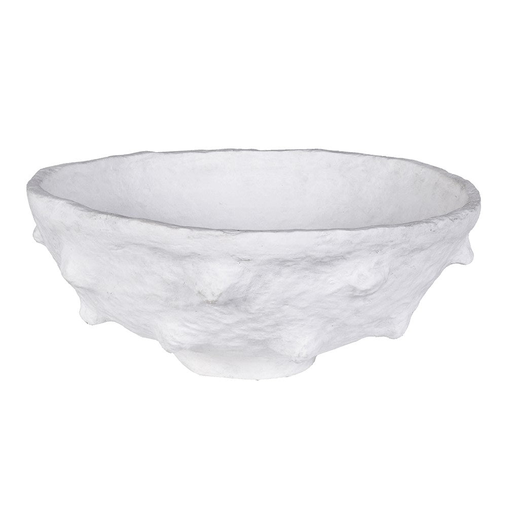 White Plaster Bowl – Hedgeroe Home