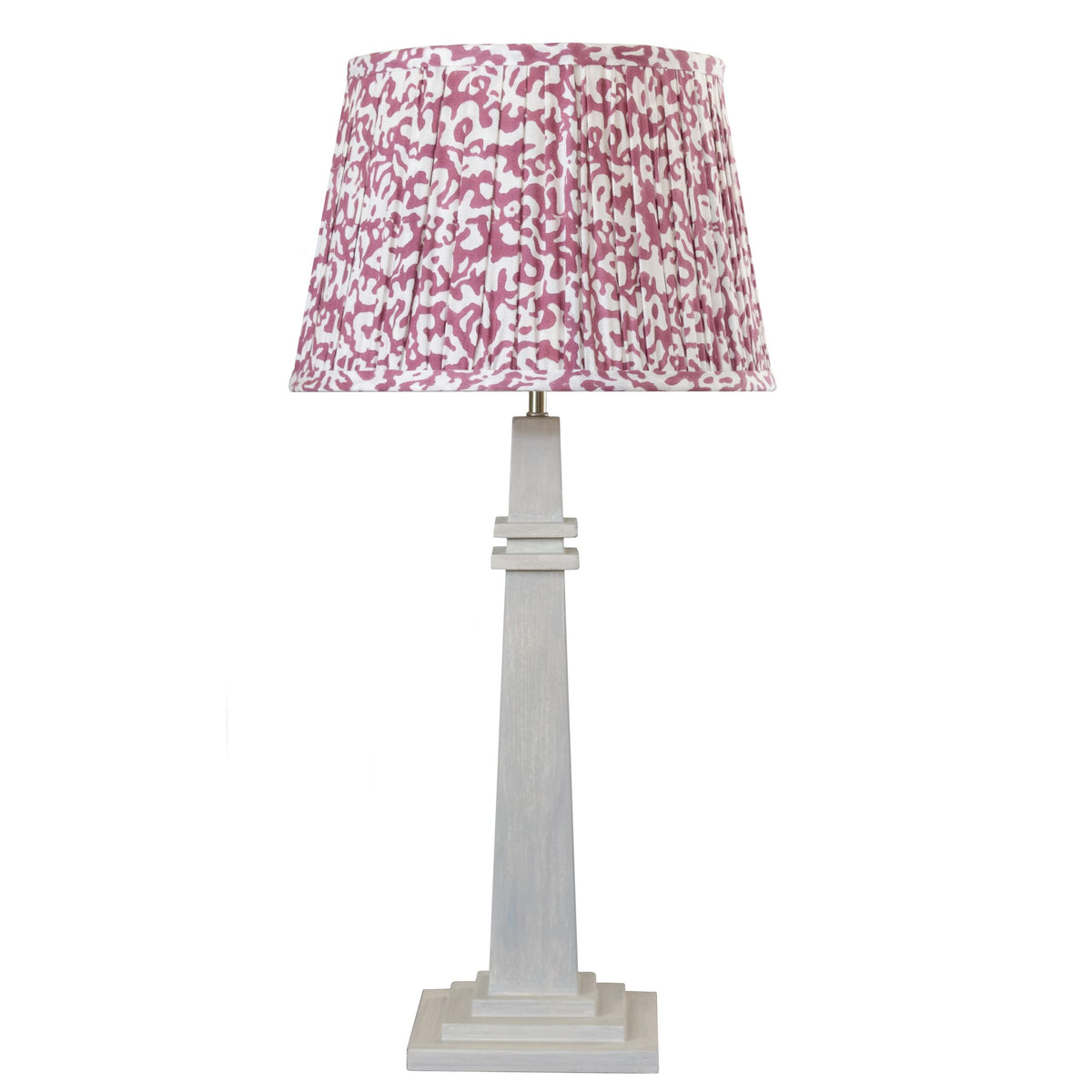 Becca Lamp / Soft Grey ex. Shade – Hedgeroe Home
